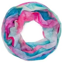 Loop styleBREAKER "Loop Aquarell Farbverlauf", Damen, pink (pink, blau, gr&uuml;n), Obermaterial: 100% Viskose CV., Modisch, Modet&uuml;cher Loop