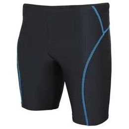 Badehose AQUARTI "Badehose Aquarti Herren Badehose Knielang Schwimmhose Jammer", Damen, Gr. XXL, N-Gr, blau (schwarz, blau), Obermaterial: 80% Polyamid PA. 20% Elasthan EL., Badehosen Badehose