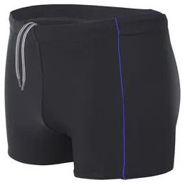 Badehose AQUARTI "Badehose Aquarti Herren Badehose Kurz mit Kontrastpaspel", Damen, Gr. XXL, N-Gr, blau (schwarz, blau), Obermaterial: 80% Polyamid PA. 20% Elasthan EL., Badehosen Badehose