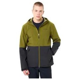 Outdoorjacke Vaude "MEN'S NEYLAND 2.5L JACKET", Herren, Gr. XXL, schwarz leaf, Web, Obermaterial: 100% Polyester. Futter: 100% Polyester, regular fit normal, Rundhals, eingesetzt gerader Abschluss mit Klettverschl&uuml;ssen, Jacken Outdoorjacke, sportlicher Stil, mit Kapuze, wasserdicht