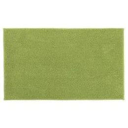 G&ouml;zze Badematte G&Ouml;ZZE "Chenille" Gr. 4, gr&uuml;n (apfelgr&uuml;n), H:15mm, Polyester, Badematten, Badematte, Badteppich, Uni Farben, besonders weich durch Microfaser, waschbar
