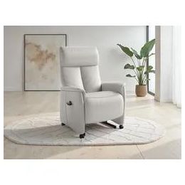 Sit & More TV-Sessel SIT & MORE "Cremona Comfort", reinwei&szlig;, B:76cm H:119cm T:84cm, Sessel, wahlweise manuell oder elektrischer Funktion mit Akku