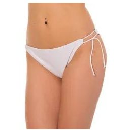 Bikini-Hose AQUARTI "Bikinihose Aquarti Damen Bikinihose Seitlich Gebunden Bikinislip", Damen, Gr. 36, N-Gr, wei&szlig;, Obermaterial: 80% Polyamid PA. 20% Elasthan EL., Badehosen Bikini-Hose