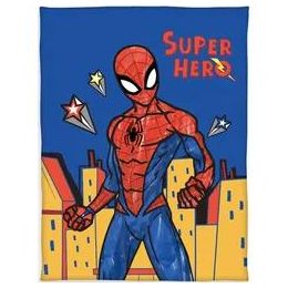 Kinderdecke Spiderman "Spiderman", bunt, B:130cm L:170cm, Polyester, Wohndecken, mit tollem Spiderman Motiv