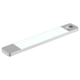 Hanseatic LED Unterbauleuchte "LUBLUGHK223", aluminiumfarben, 1, H: 1cm, 1 Stk., Leuchten, 25 cm, 150 lm, Akkubetrieb, Bewegungsmelder, dimmbar, 4000 K