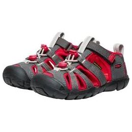 Sandale Keen "SEACAMP II CNX", M&auml;dchen, Gr. 26, magnet, rot c, Synthetik, Schuhe Sandale