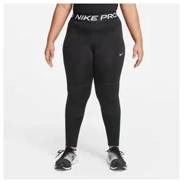 Leggings Nike "G NP LEGGING", Kinder, Gr. L (152/158), N-Gr, schwarz, wei&szlig;, Obermaterial: 83% Polyester, 17% Elasthan, Hosen Leggings