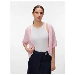 V&eacute;ro Moda Strickjacke VERO MODA "VMMAYBE 2/4 OPEN CARDIGAN NOOS", Herren, Gr. M, parfait pink, Strick, Obermaterial: 100% Polyester, unifarben, normal, V-Ausschnitt, Strickjacken Strickjacke, Kunstfaser