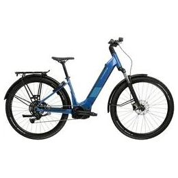 E-Bike KROSS "Influx Hybrid SUV 2.0 16,7Ah / BOSCH 600 Wh 29" blau 9 G&auml;nge 2026" Gr. 41, blau, schwarz, Elektrofahrr&auml;der, 41cm, 29 Zoll (73,66cm), BOSCH PERFORMANCE LINE PX 36 V/250 W, Mittelmotor