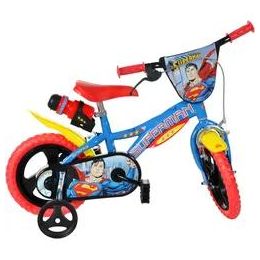 Kinderfahrrad DINO BIKES "Superman 12" Kinderfahrrad 2-4 Jahre" Gr. 21, blau, Fahrr&auml;der, Kinder, 12 Zoll (30,48cm) hinten: 12 Zoll (30,48cm)