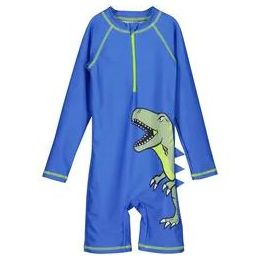 Schwimmanzug Blue Seven, M&auml;dchen, Gr. 116 (122), N-Gr, royal, Mesh, Elasthan, Polyester, bedruckt, unifarben, Badeanz&uuml;ge, Beachoverall f&uuml;r den Strand
