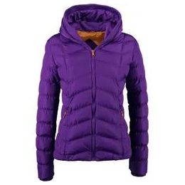 Steppjacke DEPROC ACTIVE "GILMOUR MELVILLE Women", Damen, Gr. 52 (XXL), lila, 100% Polyester, figurbetont, mit innenliegendem Gummizug, Jacken Steppjacke, auch in Gro&szlig;en Gr&ouml;&szlig;en erh&auml;ltlich