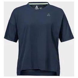 Sch&ouml;ffel Funktionsshirt SCH&Ouml;FFEL "T Shirt Style Enixa WMN", Damen, Gr. 40, 8820, blau, Oberstoff: 100% Polyester, V-Ausschnitt, Shirts Funktionsshirt