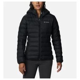 Daunenjacke Columbia "Lake 22 II Down Hooded Jacket", Damen, Gr. XS, schwarz, Web, Obermaterial: 100% Polyester. Wattierung: 100% Daunen, normal, Jacken Daunenjacke, &Uuml;bergangsjacke die Wasserabweisend ist