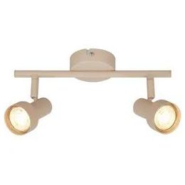 Briloner LEUCHTEN LED Deckenspots "TAPP", beige, 2, 1 Stk., Leuchten, 27,5x12,5 cm, Wohnzimmer, Schlafzimmer, Flur, B&uuml;ro