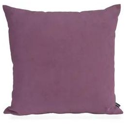 HOCK Dekokissen H.O.C.K. "Versatil", lila (mauve, unifarben), B:50cm H:10cm L:50cm, Baumwolle, Polyester, Dekokissen_Sitzkissen_Kissenh&uuml;llen, Sofakissen inkl. F&uuml;llung, 50x30cm, einfarbig, pink, Samt, Dekokissen