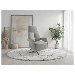 Sit & More TV-Sessel SIT & MORE "TV Lazy", light grau, B:75cm H:117cm T:85cm, Sessel, zur Auswahl mit Herz-Waage-Position