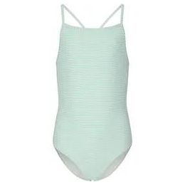 Balconette-Bikini ZIGZAG "Klaudia", M&auml;dchen, Gr. 140, blau, wei&szlig;, 53% Polyester, 43% Polyamid, 4% Elasthan, gestreift, Bikini-Sets Balconette-Bikini, UV-Schutz