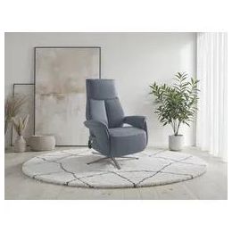 Sit & More TV-Sessel SIT & MORE "TV Lazy", graublau, B:75cm H:115cm T:85cm, Sessel, mit Herz-Waage-Positon und 3 Motoren