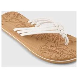 O`Neill Zehentrenner O'NEILL "DITSY SANDALS", Damen, Gr. 42, snow wei&szlig;, Synthetik, Schuhe Zehentrenner, sportlicher Stil, Sommerschuh, Sandale und Schlappen