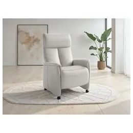 Sit & More TV-Sessel SIT & MORE "Cremona Comfort", reinwei&szlig;, B:76cm H:110cm T:84cm, Sessel, wahlweise manuell oder elektrischer Funktion mit Akku