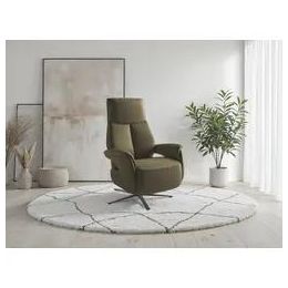 Sit & More TV-Sessel SIT & MORE "TV Lazy", olive, B:75cm H:117cm T:85cm, Sessel, zur Auswahl mit Herz-Waage-Position
