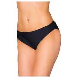 Bikini-Hose AQUARTI "Bikinihose Aquarti Damen Bikini Hose mit mittelhohem Bund", Damen, Gr. 36, N-Gr, schwarz, Obermaterial: 80% Polyamid PA. 20% Elasthan EL., Badehosen Bikini-Hose