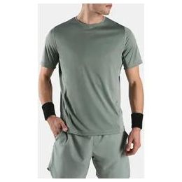 Laufshirt Reebok "ID RUN T-SHIRT", Herren, Gr. XL, light fog, Obermaterial: 100% Polyester, Shirts Laufshirt, f&uuml;r Lauftraining, sportlicher Stil, f&uuml;r Erwachsene