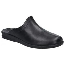 Hausschuh Josef Seibel "Belfort 450, schwarz", Herren, Gr. 42, schwarz, Obermaterial: 100% Rindsleder Leather cow., Schuhe Hausschuh