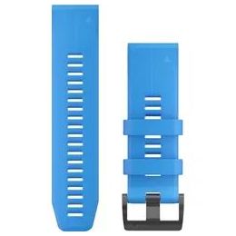 Garmin Wechselarmband "Ersatzarmband QuickFit 26 mm Silikon", blau (hellblau), Uhrenarmb&auml;nder