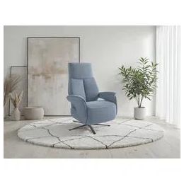 Sit & More TV-Sessel SIT & MORE "TV Lazy", hellblau, B:75cm H:117cm T:85cm, 98% Polyester 2% Polyamid, Sessel, zur Auswahl mit Herz-Waage-Position