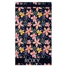 Bademantel Roxy "Pretty Towel In Full Moon", Damen, blau, Obermaterial: 100% Walkfrottier;, Hausm&auml;ntel Bademantel
