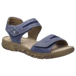 Sandale Josef Seibel "Brenda 08, dunkelblau", Damen, Gr. 45, blau (dunkelblau), Obermaterial: 100% Rindsleder Leather cow., Schuhe Sandale