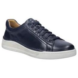 Sneaker Josef Seibel "Cleve 02, dunkelblau", Herren, Gr. 42, blau (dunkelblau), Obermaterial: 100% Rindsleder Leather cow., Schuhe Sneaker