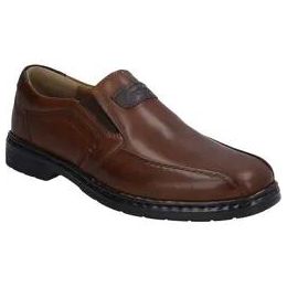 Slipper Josef Seibel "Alastair 03, cognac-kombi", Herren, Gr. 41, braun (cognac, kombi), Obermaterial: 100% Rindsleder Leather cow., Schuhe Slipper