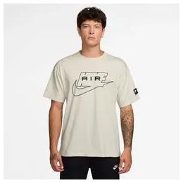 T-Shirt Nike "U NSW TEE LSE AIR", Herren, Gr. S, light bone, Obermaterial: 100% Baumwolle, Shirts T-Shirt, sportlicher Schnitt, f&uuml;r Freizeit und Sport