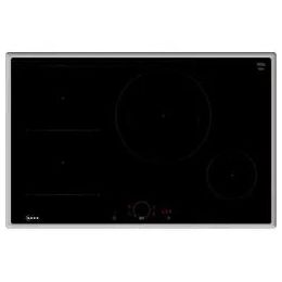 Neff Induktions-Kochfeld "T58SHS1L0", grau (silberfarben), B:80,2cm H:5,5cm T:52,3cm, Kochfelder, mit virtueller Twist Touch Bedienung