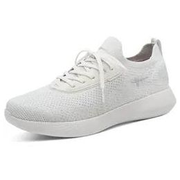 Slip-On Sneaker Tamaris, Herren, Gr. 36, wei&szlig;, Lederimitat, Textil, unifarben, Schuhe, Freizeitschuh, Slipper, Halbschuh in veganer Verarbeitung