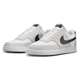 Sneaker Nike SPORTSWEAR "COURT VISION LO", Herren, Gr. 41, grau fog, schwarz, wei&szlig;, Synthetik, Schuhe Sneaker, inspiriert vom Design des Nike Air Force