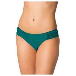 Bikini-Hose AQUARTI "Bikinihose Aquarti Damen Bikinihose mit seitlichen Raffungen", Damen, Gr. 36, N-Gr, gr&uuml;n (smaragdgr&uuml;n), Obermaterial: 80% Polyamid PA. 20% Elasthan EL., Badehosen Bikini-Hose