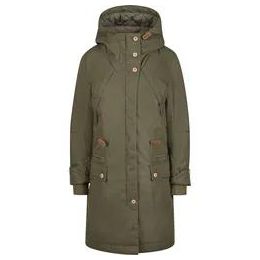Parka BRANDIT "Brandit Brandit Women Mayleene Winterparka", Damen, Gr. XS, olive, 75% Polyester, 25% Baumwolle, unifarben, normal, ohne Ausschnitt, Jacken Parka