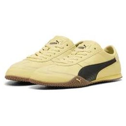 Sneaker Puma "Bella Lea Sneakers Damen", Herren, Gr. 42, pale lemon schwarz gelb, Obermaterial: Gummi, Kuhleder, Synthetik, Leder. Futter: Synthetik, Textil. Innensohle: Textil, Keine Angabe. Laufsohle: Gummi, Schuhe Sneaker