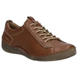 Schn&uuml;rschuh Josef Seibel "Fergey 56, cognac", Damen, Gr. 45, braun (cognac), Obermaterial: 100% Rindsleder Leather cow., Schuhe Schn&uuml;rschuh