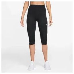 Trainingstights Nike "W NK DF ONE HR CAPRI USEAM", Damen, Gr. S, N-Gr, schwarz, wei&szlig;, Obermaterial: 80% Polyester, 20% Elasthan, Hosen, sportlicher Stil