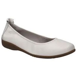 Ballerina Josef Seibel "Fenja 01, weiss", Damen, Gr. 39, wei&szlig;, Obermaterial: 100% Rindsleder Leather cow., Schuhe Ballerina