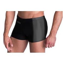 Badehose AQUARTI "Badehose Aquarti Herren Badehose mit Rei&szlig;verschlusstasche", Damen, Gr. 5XL, N-Gr, schwarz (schwarz, grau), Obermaterial: 80% Polyamid PA. 20% Elasthan EL., Badehosen Badehose