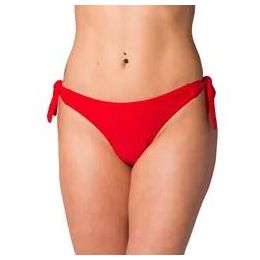 Bikini-Hose AQUARTI "Bikinihose Aquarti Damen Tanga Bikinihose Seitlich Gebunden", Damen, Gr. 40, N-Gr, rot, Obermaterial: 80% Polyamid PA. 20% Elasthan EL., Badehosen Bikini-Hose