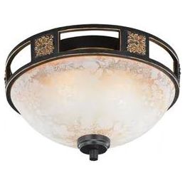 Trio LEUCHTEN Deckenleuchte "Quinta", braun, Leuchten, Deckenlampe, Leuchtmittel tauschbar, Deckenleuchte