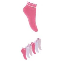 Sneakersocken Fila, M&auml;dchen, Gr. 27-30, magic crystal, Baumwollmischung, Socken Sneakersocken, mit Rippenb&uuml;ndchen, Multipack, Cotton-Mix