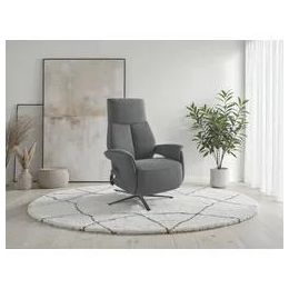 Sit & More TV-Sessel SIT & MORE "TV Lazy", grau, B:75cm H:110cm T:85cm, 98% Polyester 2% Polyamid, Sessel, mit Herz-Waage-Positon und 3 Motoren